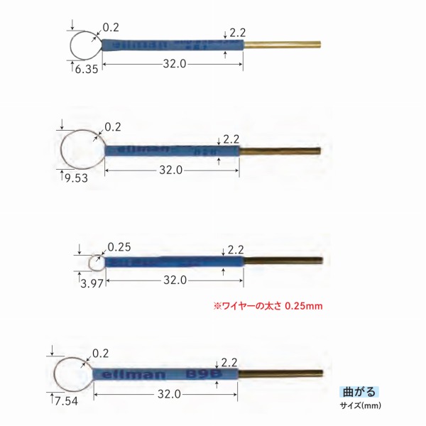 モノポーラ電極(リユース) ラウンド型ループ電極