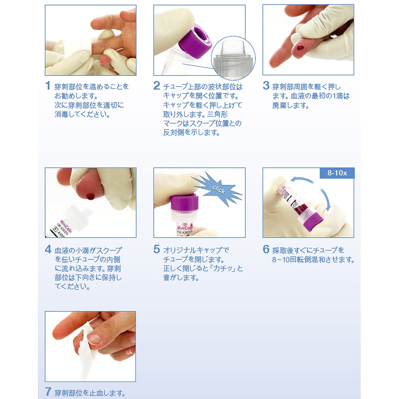 MiniCollect® II(EDTA-2K入り)