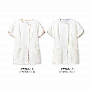 ナースジャケット(半袖・レディス) LW802-12/LW802-13 (販売企業:住商モンブラン株式会社) | プロダクトデータベース-メディカルオンライン-